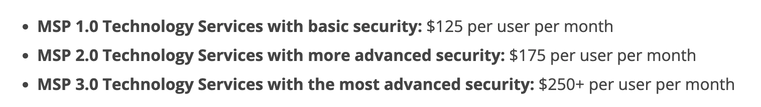 ConnectWise MSP Pricing